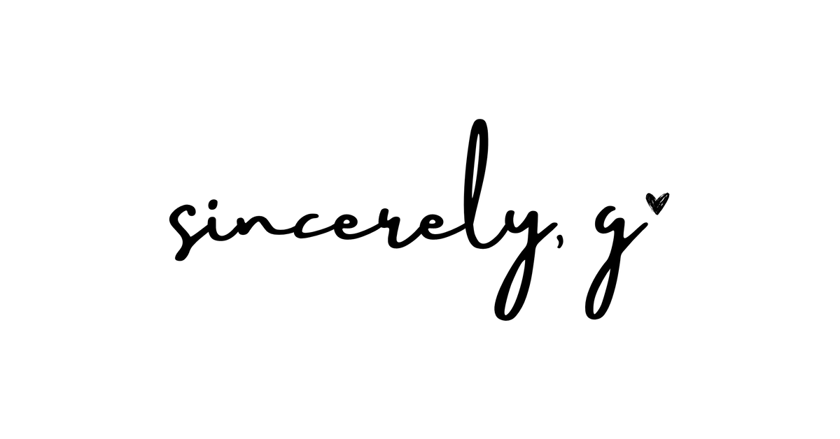 Sincerely, G Boutique LLC